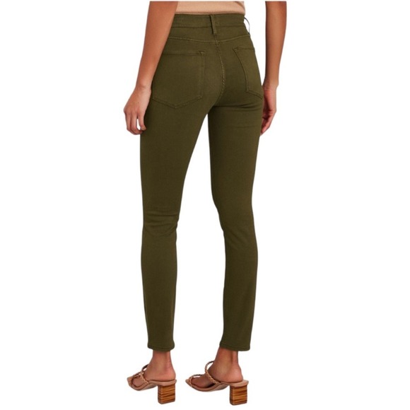 Frame Denim | Jeans | Frame Le High Skinny Washed Army Green Jeans Size ...